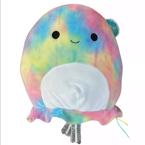 Squishmallows | Toys | Squishmallow Janet Tie Dye 3 Inch Sea Squid ...